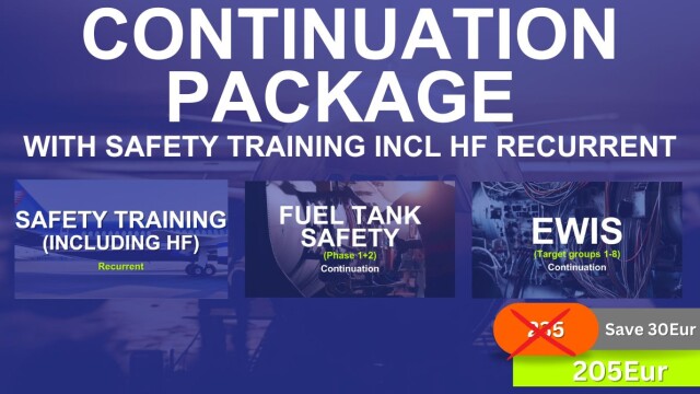 147training.com | Continuation Package with Safety Training (incl HF ...
